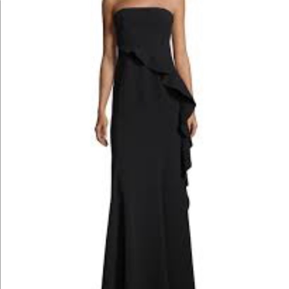 JAYGODFREY | Dresses | Jay Godfrey Black Allman Strapless Gown Nwt ...